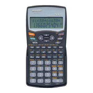 Sharp EL-509E Manuals | ManualsLib