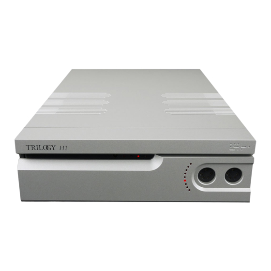 TRILOGY H1 USER MANUAL Pdf Download | ManualsLib