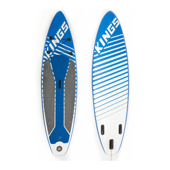 KINGS ADVENTURE INFLATABLE STAND UP PADDLE BOARD USER MANUAL Pdf ...
