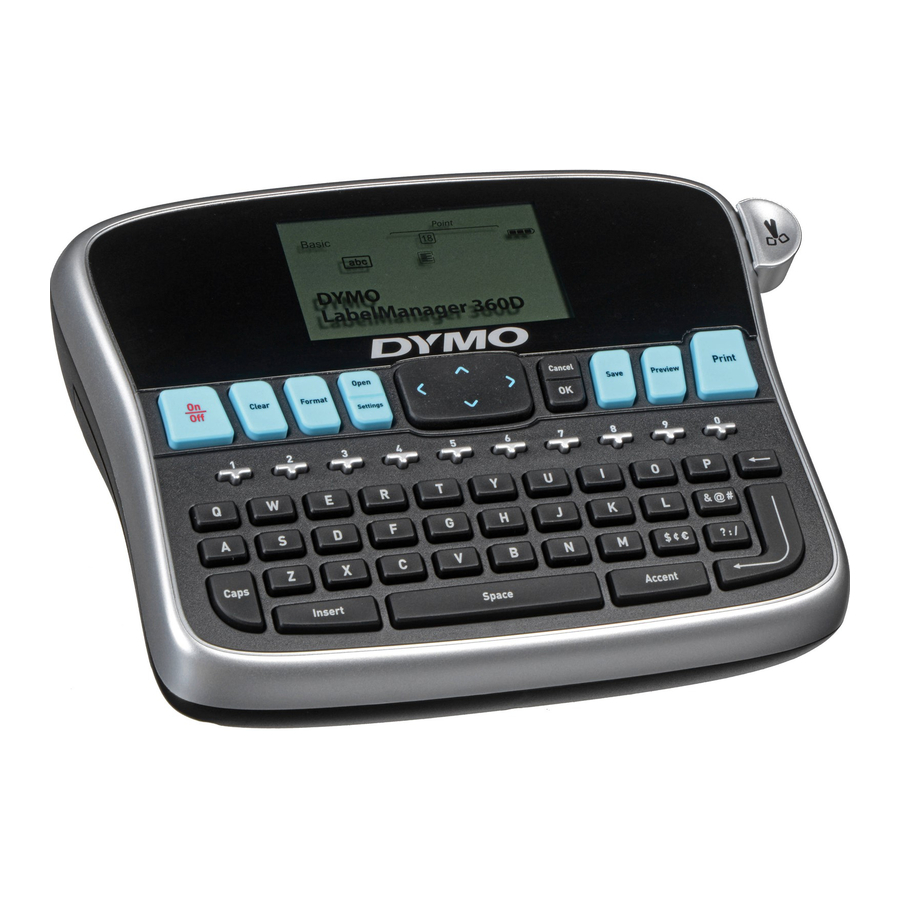Dymo LabelManager 360D - Rechargeable Desktop Label Maker Manual ...