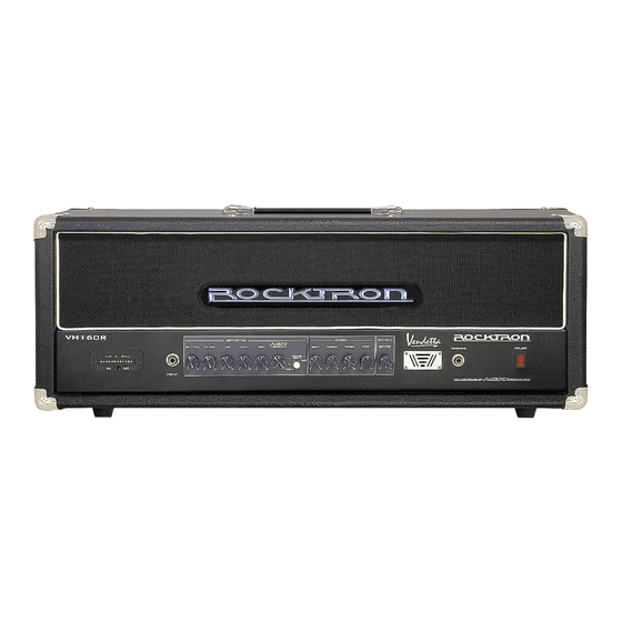 ROCKTRON VENDETTA VH160R USER MANUAL Pdf Download | ManualsLib