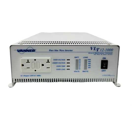 VANNER VLT12-1500 OWNER'S MANUAL Pdf Download | ManualsLib