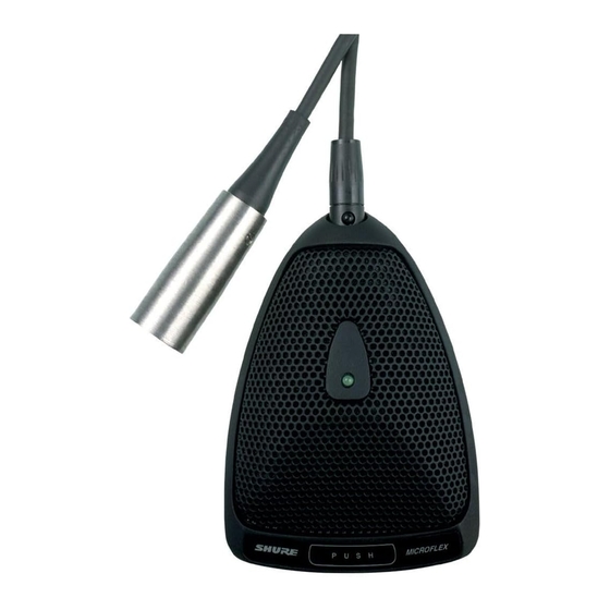 SHURE MX393 MANUAL Pdf Download | ManualsLib