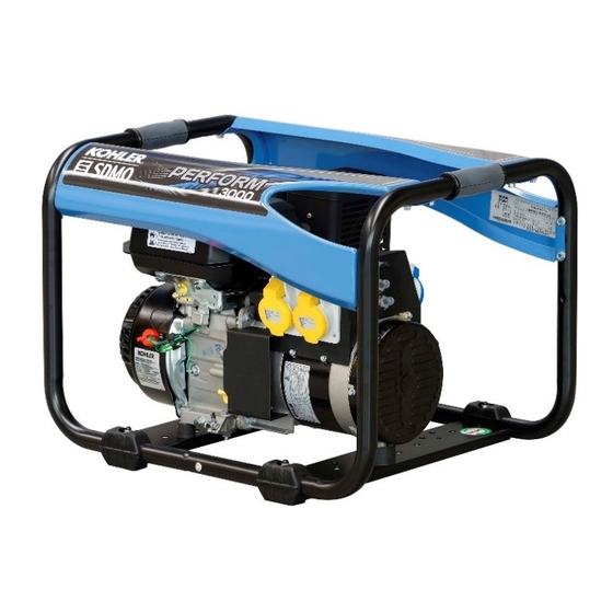 SDMO KOHLER PERFORM 3000 TB UK C5 INSTRUCTION AND MAINTENANCE MANUAL ...