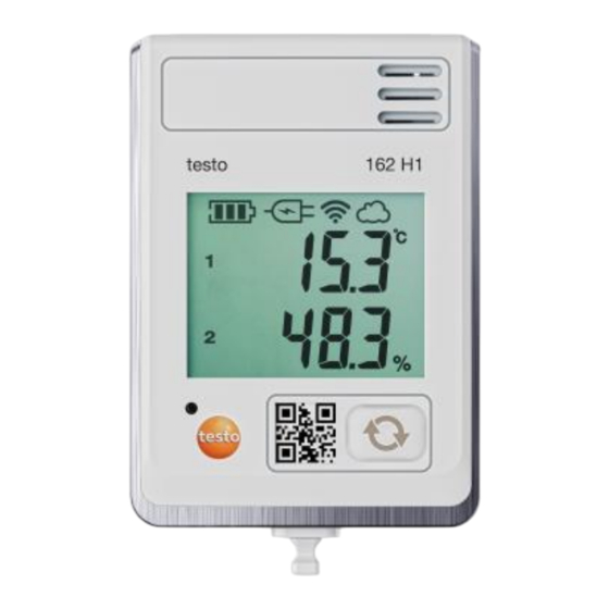 TESTO 162 USER MANUAL Pdf Download | ManualsLib