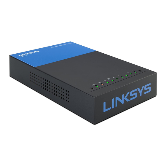 LINKSYS LRT224 USER MANUAL Pdf Download | ManualsLib