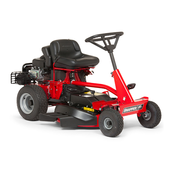 SNAPPER RE130 OPERATOR'S MANUAL Pdf Download | ManualsLib