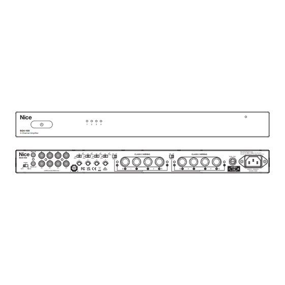 NICE SC4-100 INSTALLATION MANUAL Pdf Download | ManualsLib