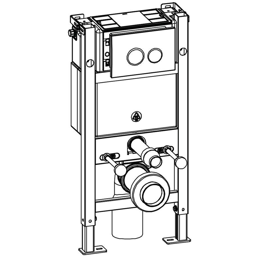 Arezzo Compact Concealed Cistern Frame Fitting Instructions | ManualsLib