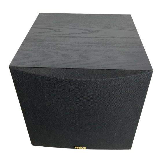 RCA PRO-SW100P QUICK MANUAL Pdf Download | ManualsLib