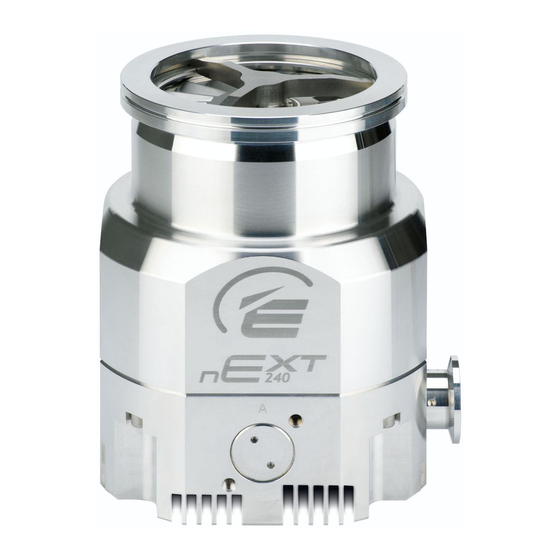 EDWARDS NEXT 240D WATER PUMP INSTRUCTION MANUAL | ManualsLib