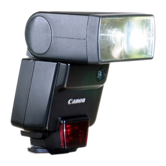 CANON SPEEDLITE 430 EZ INSTRUCTIONS MANUAL Pdf Download | ManualsLib