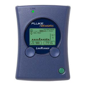 Fluke LinkRunner - Network MultiMeter Quick Reference Manual | ManualsLib