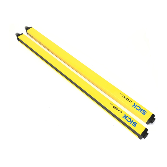 SICK C4000 SELECT EX OPERATION INSTRUCTIONS MANUAL Pdf Download ...