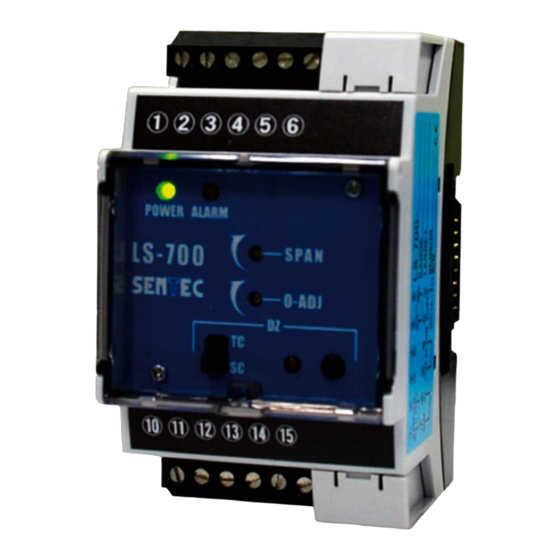 SENTEC LS-700 SERIES INSTRUCTION MANUAL Pdf Download | ManualsLib