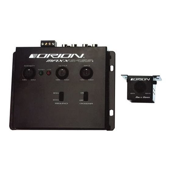 ORION MAXXBASS OWNER'S MANUAL Pdf Download | ManualsLib