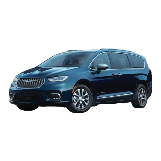 Stellantis CHRYSLER PACIFICA HYBRID 2022 Manuals | ManualsLib