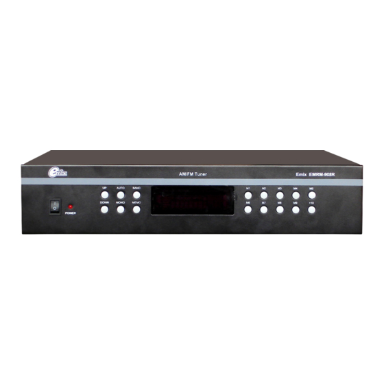 EMIX EMRM-908R OWNER'S MANUAL Pdf Download | ManualsLib