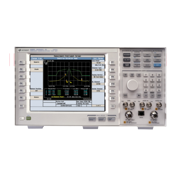 AGILENT TECHNOLOGIES 8960 SERIES 10 CONFIGURATION MANUAL Pdf Download ...