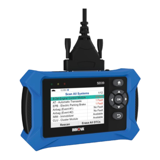 INNOVA SD-ADVISOR SD39 USER MANUAL Pdf Download | ManualsLib