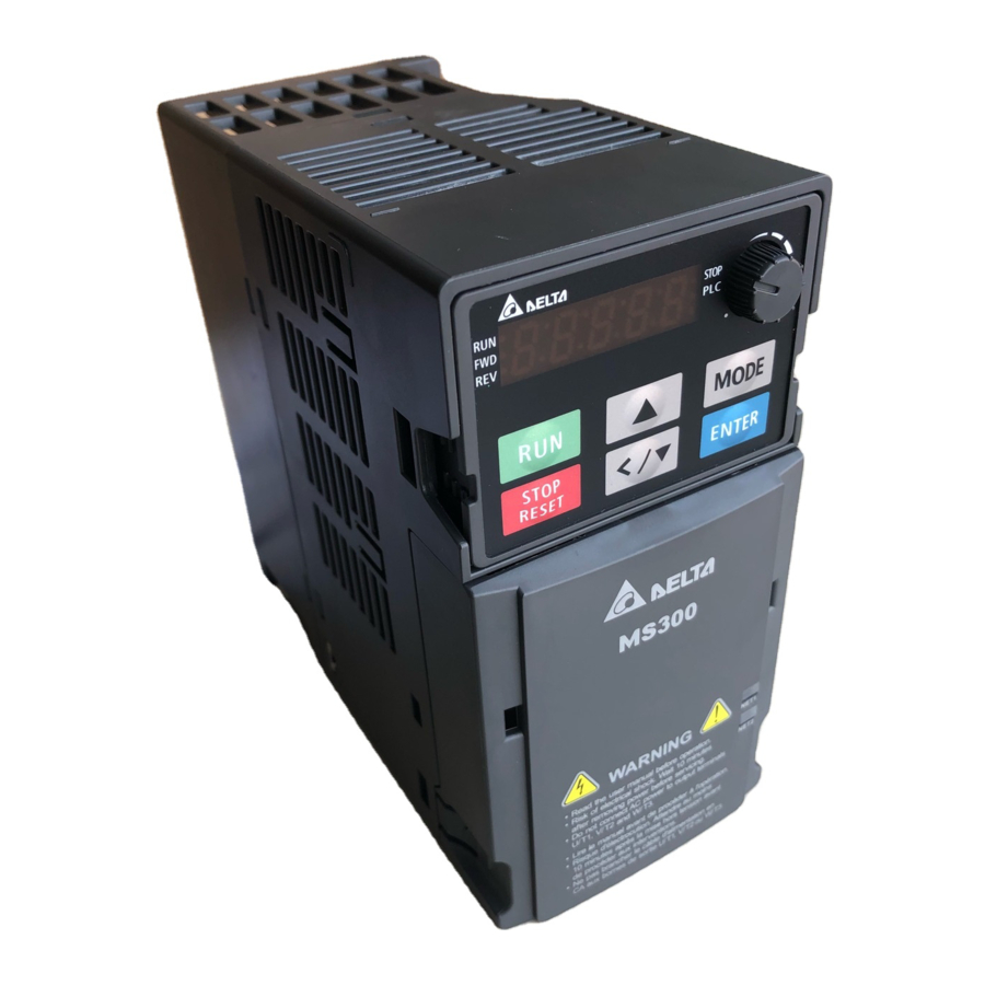 DELTA MS300 SERIES USER MANUAL Pdf Download | ManualsLib