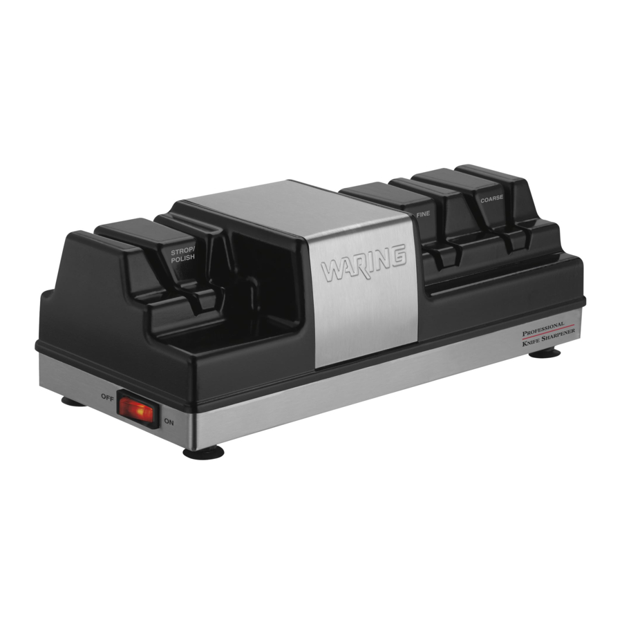 WARING COMMERRCIAL WKS800 - Electric Knife Sharpener Manual | ManualsLib
