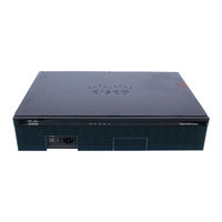 Cisco 2911 Integrated Router Manuals