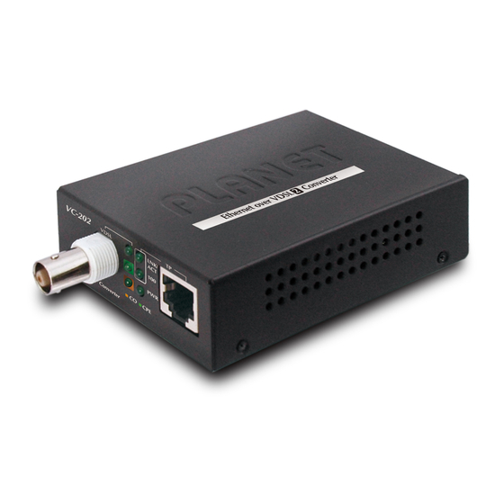 PLANET VC-201 USER MANUAL Pdf Download | ManualsLib