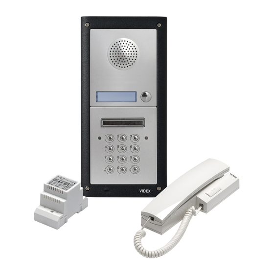 VIDEX DK4K-1S INSTALLATION INSTRUCTIONS MANUAL Pdf Download | ManualsLib