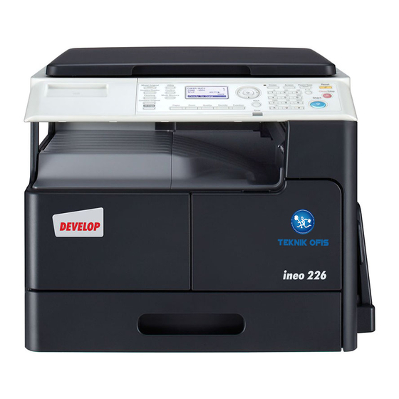 DEVELOP INEO 226 QUICK MANUAL Pdf Download | ManualsLib