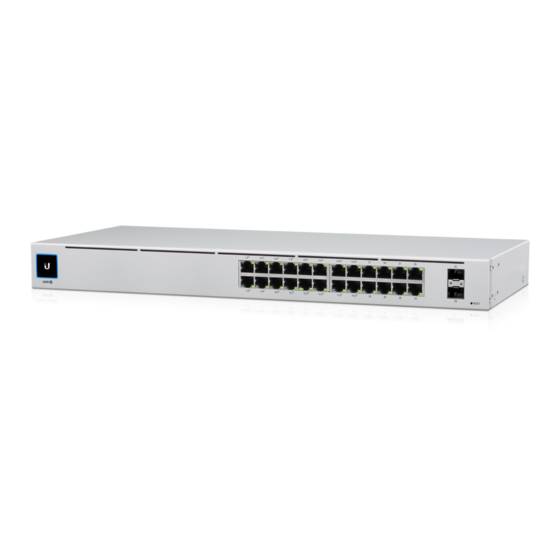 UBIQUITI UNIFI USW-24-POE QUICK START MANUAL Pdf Download | ManualsLib