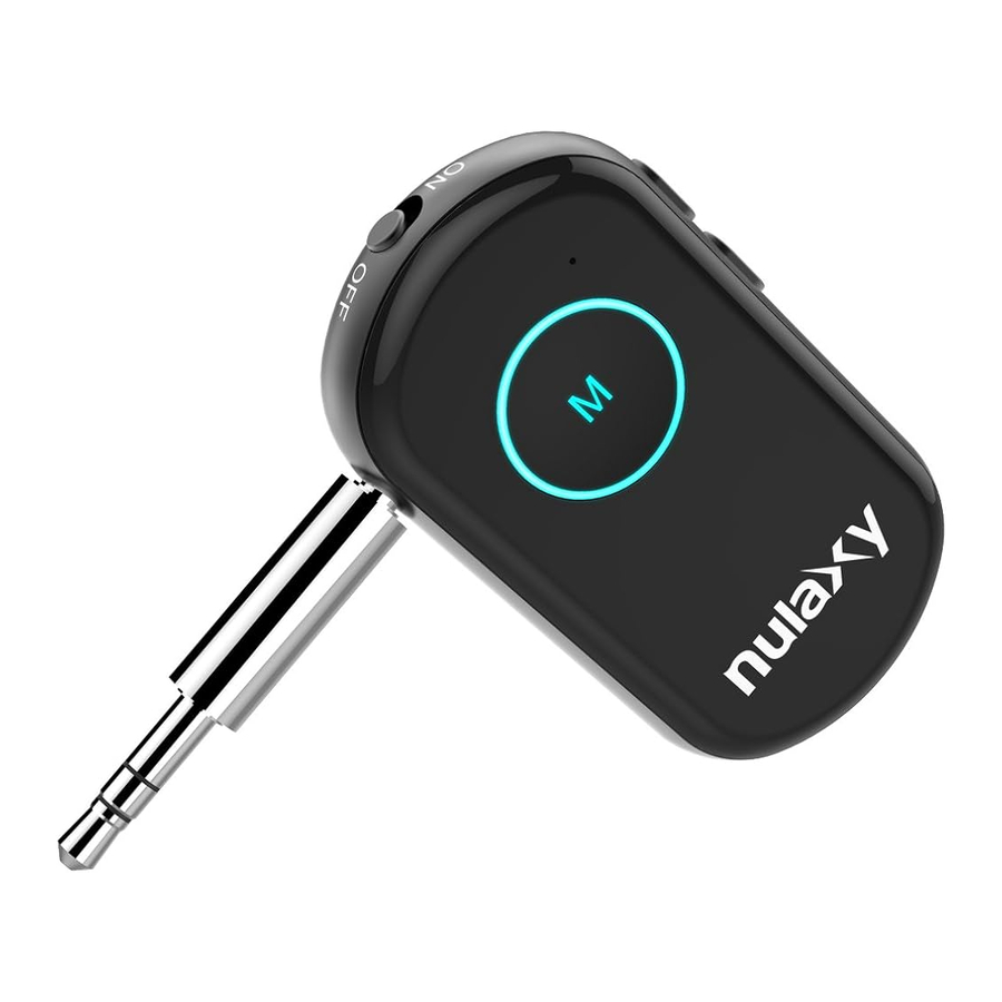 Nulaxy BR01 Portable Audio Receiver Manual ManualsLib
