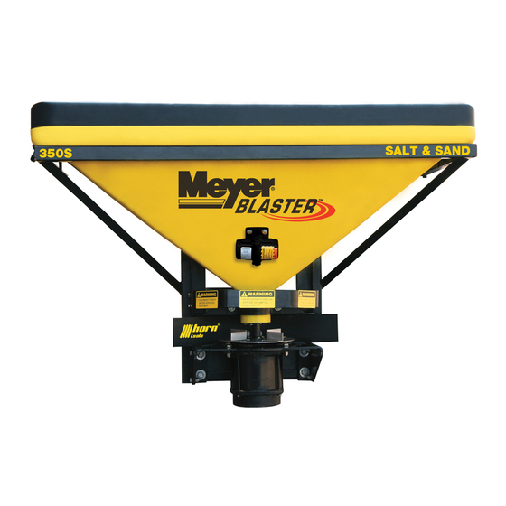 MEYER BLASTER 350 SPREADER INSTALLATION INSTRUCTIONS AND OWNER'S MANUAL ...