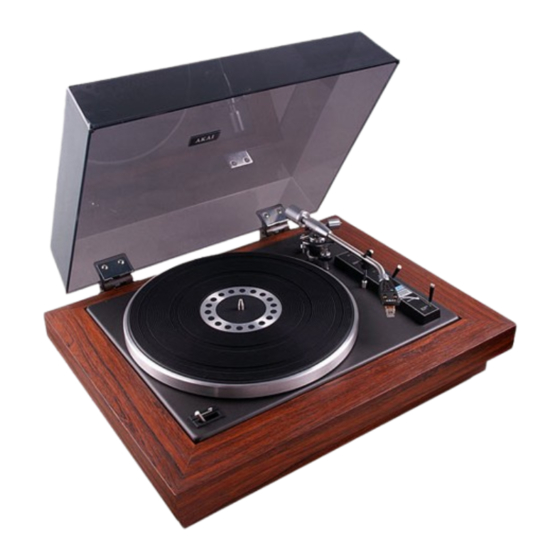 AKAI AP-004 SERVICE MANUAL AND PARTS LIST Pdf Download | ManualsLib