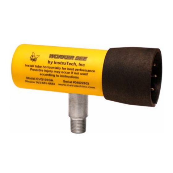 INSTRUTECH CVG INSTALLATION AND OPERATING INSTRUCTIONS Pdf Download ...