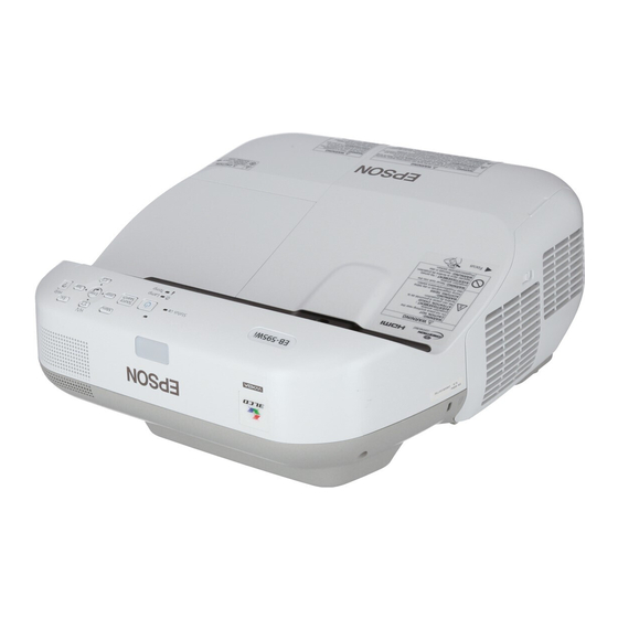 EPSON EB-685WI USER MANUAL Pdf Download | ManualsLib