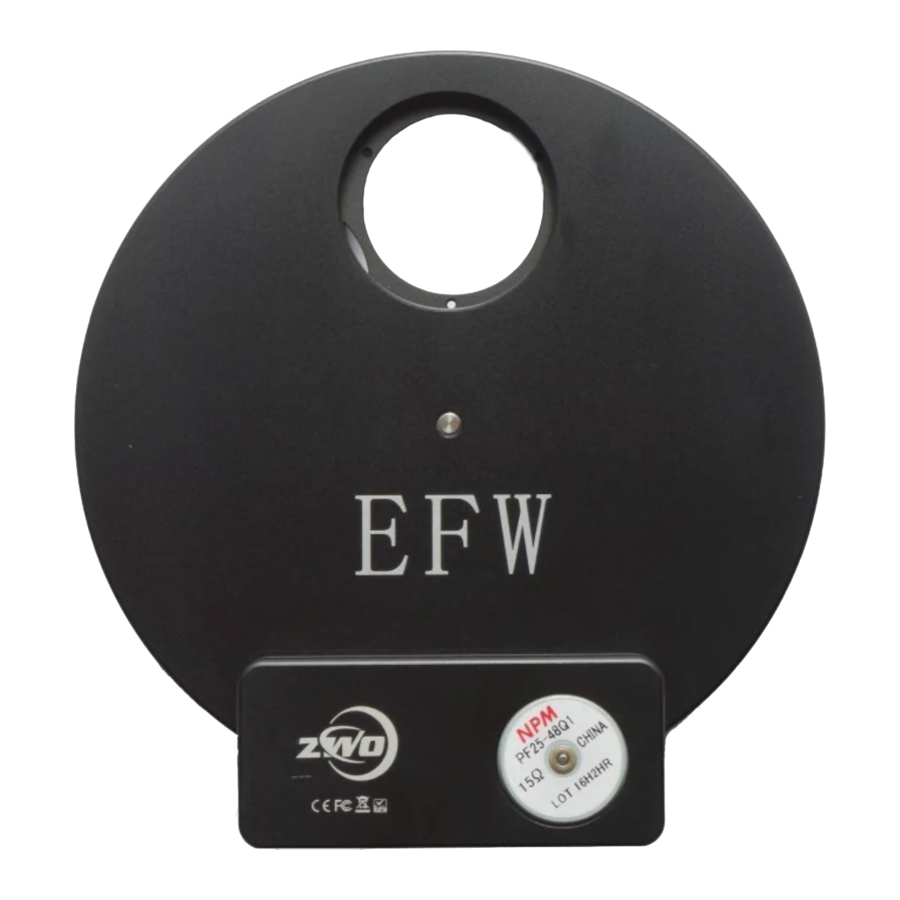 ZWO EFW Manual | ManualsLib