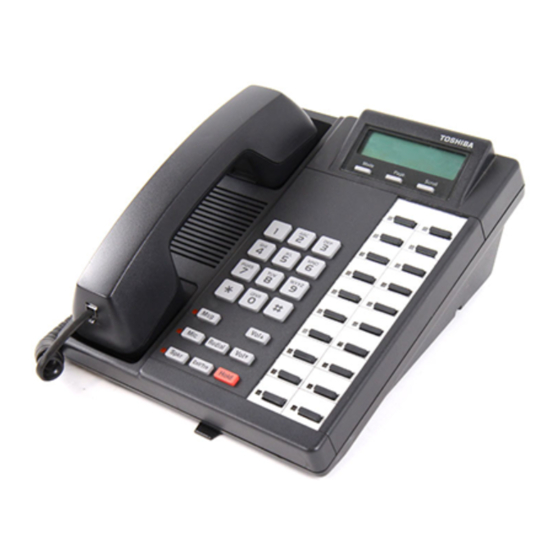 TOSHIBA STRATA DK DKT 2000-SERIES QUICK REFERENCE MANUAL Pdf Download ...