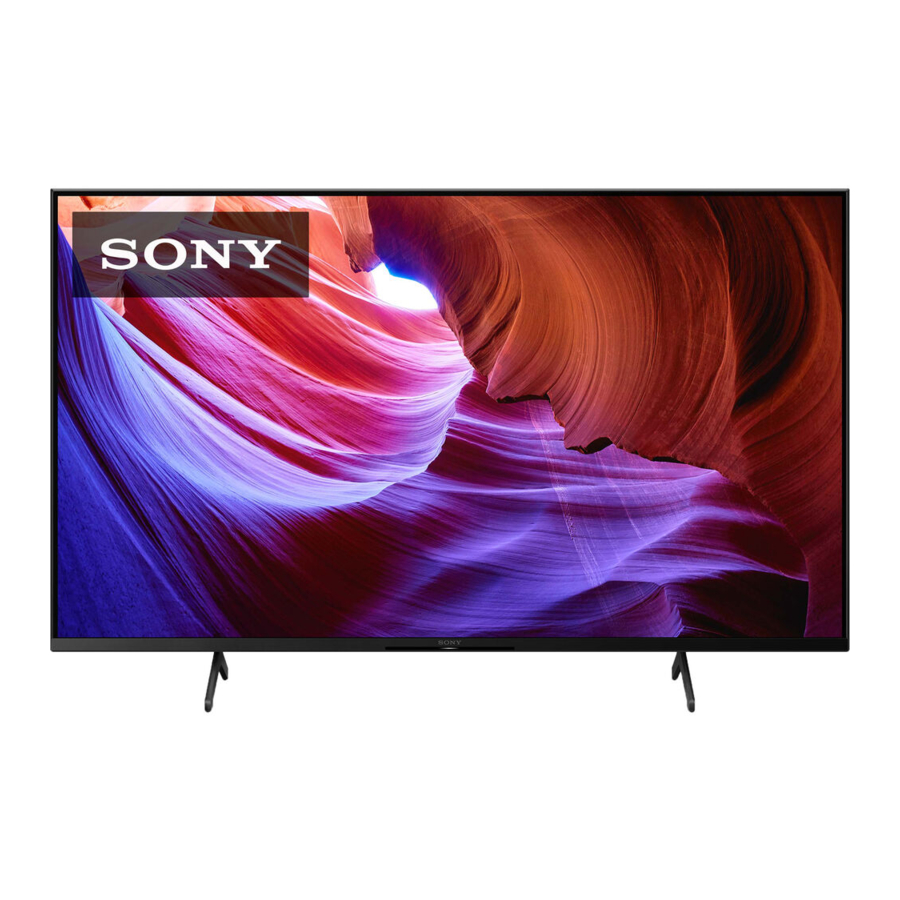 Sony BRAVIA X80K Series, KD-85X85K, KD-85X80K, KD-75X85K Manual ...