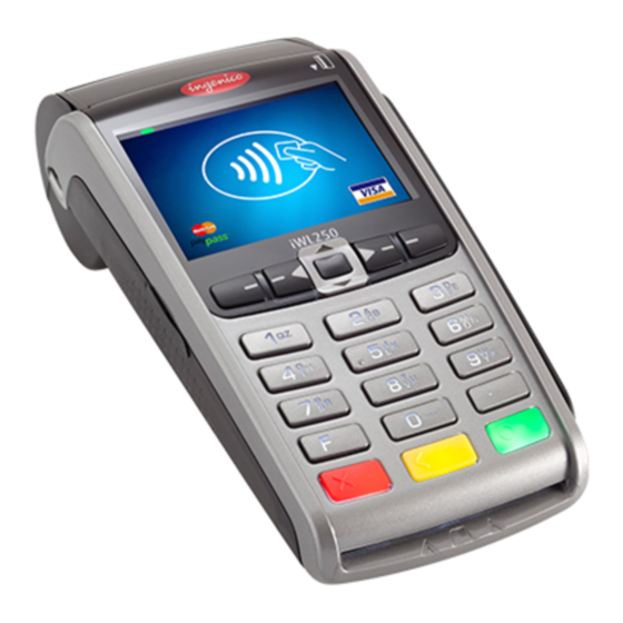 TSYS INGENICO QUICK REFERENCE MANUAL Pdf Download | ManualsLib