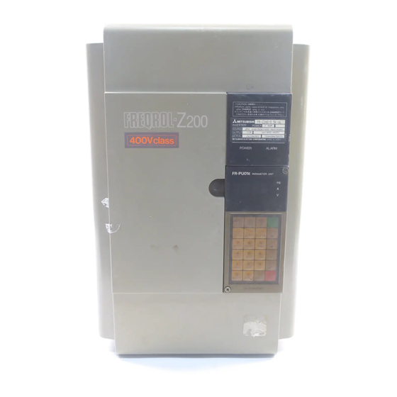 MITSUBISHI FREQROL-Z200-UL INSTRUCTION MANUAL Pdf Download | ManualsLib