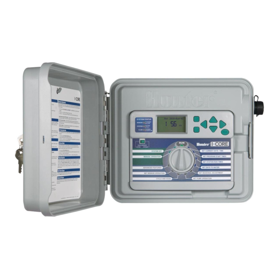 HUNTER I-CORE IC-600PL OWNER'S MANUAL AND INSTALLATION INSTRUCTIONS Pdf ...