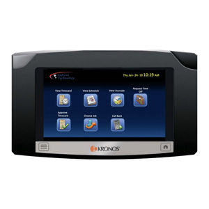 Kronos InTouch 9100 Standard Manuals | ManualsLib