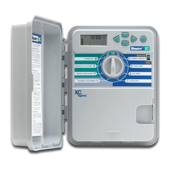 HUNTER XC HYBRID SERIES CONTROLLER TROUBLESHOOTING AND WARRANTY ...