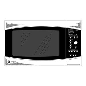 GE PROFILE PEB1590SMSS MICROWAVE OVEN DIMENSIONS AND INSTALLATION ...