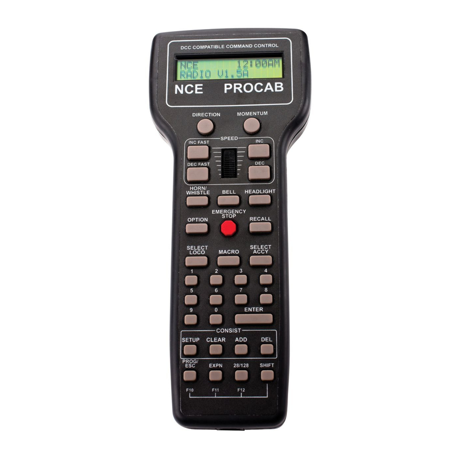 NCE POWER PRO DCC INSTALLATION AND REFERENCE MANUAL Pdf Download ...