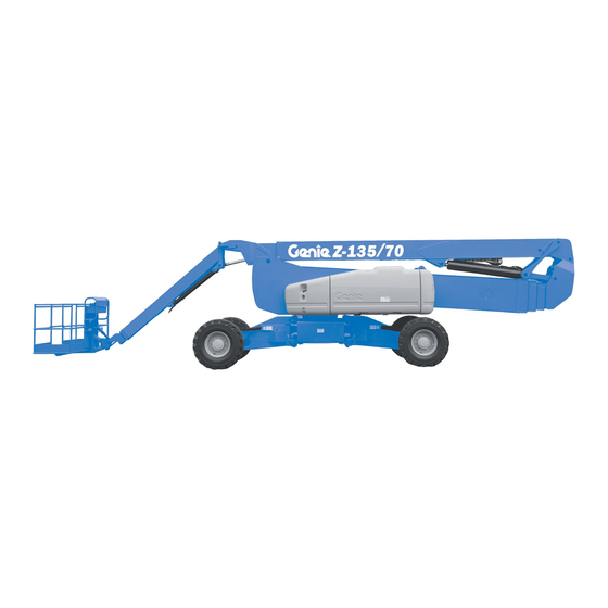 GENIE Z-135/70 BOOM LIFT INSTALLATION INSTRUCTIONS MANUAL GENIE Z-135/70 BOOM LIFT INSTALLATION INSTRUCTIONS MANUAL