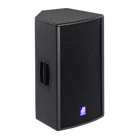 DB TECHNOLOGIES ARENA 8 USER MANUAL Pdf Download | ManualsLib