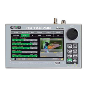 Rover HD TAB 700 Satellite Analyzer Manuals