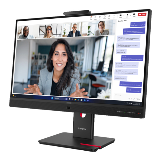 LENOVO THINKVISION T27QD-4V USER MANUAL Pdf Download | ManualsLib